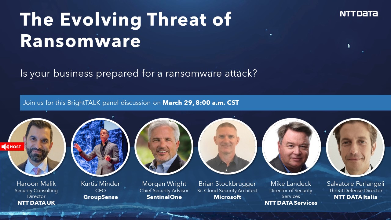 Panel: The Evolving Threat of Ransomware